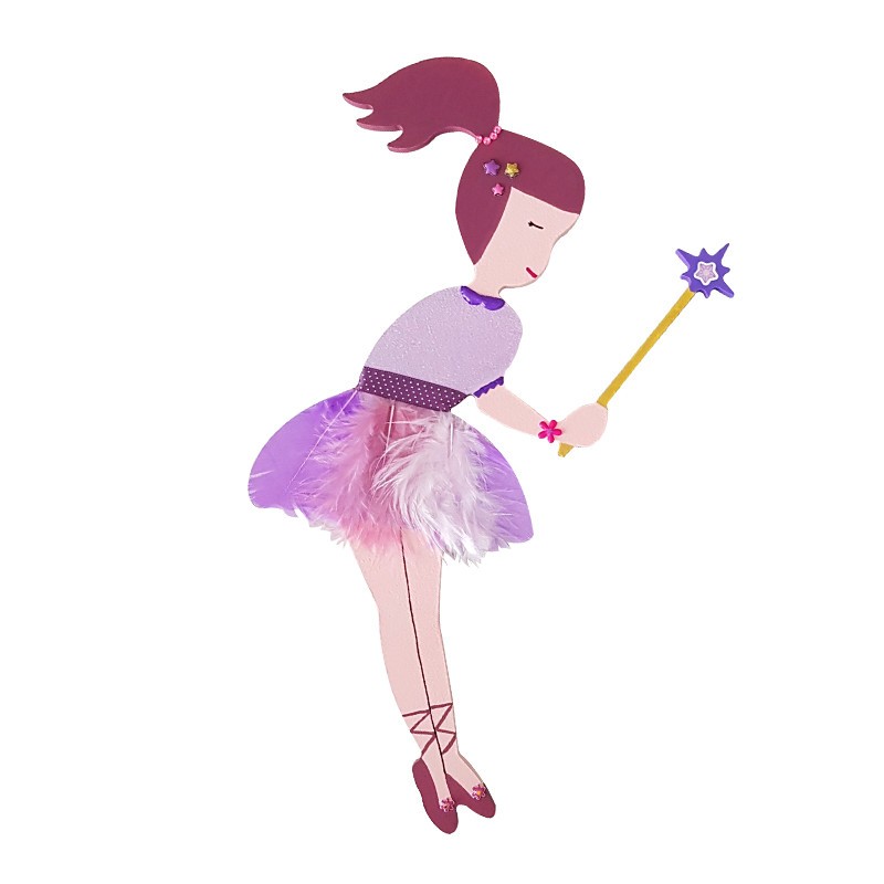 Fée étoile en bois à décorer | Décorez-moi