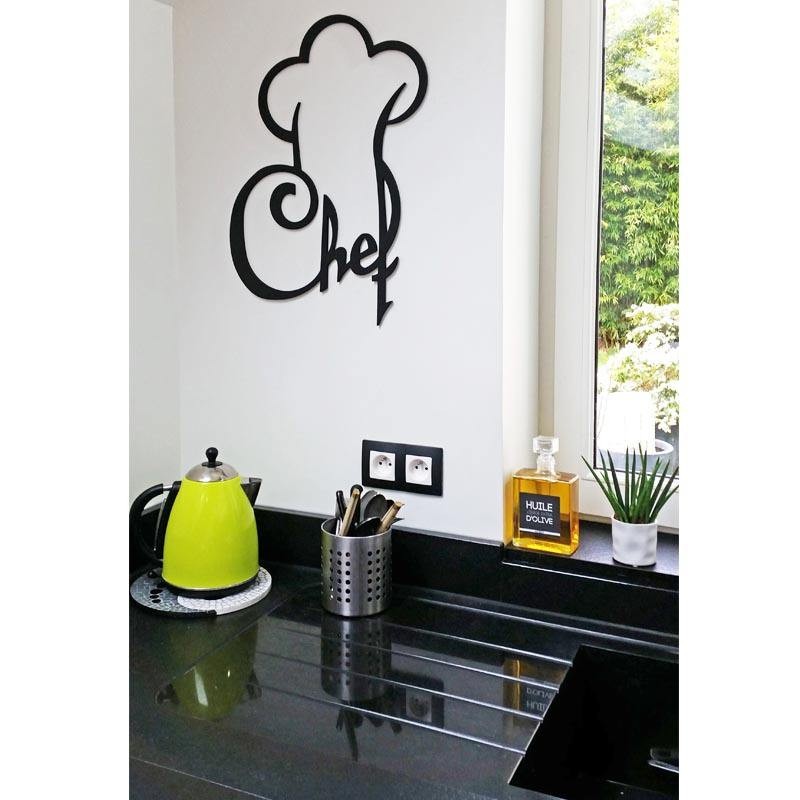 Toque du chef support en bois à décorer - En stock | Décorez-moi