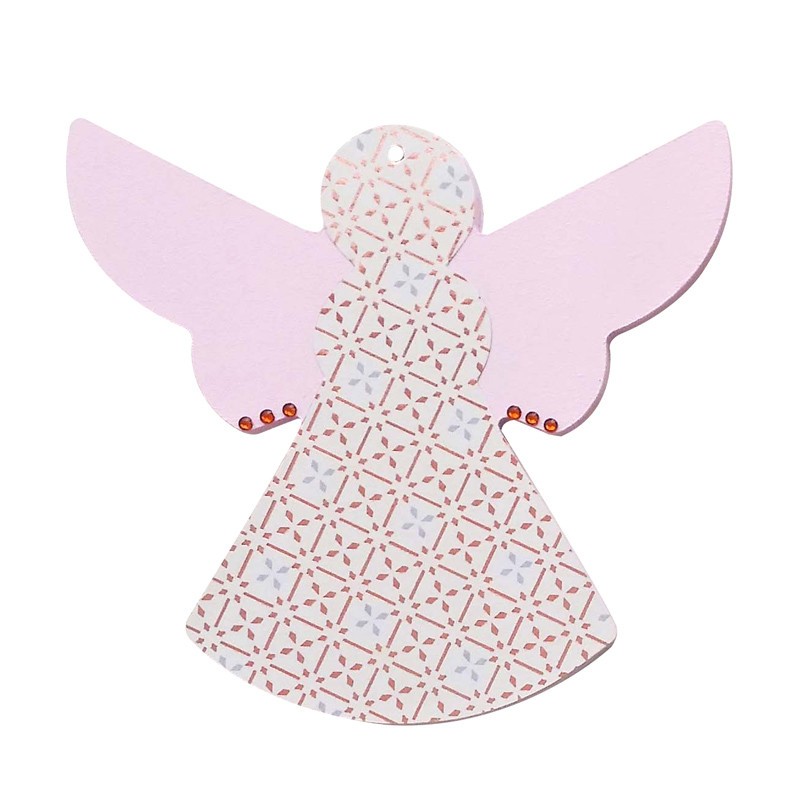 Ange design à suspendre en bois à décorer - En stock | Décorez-moi