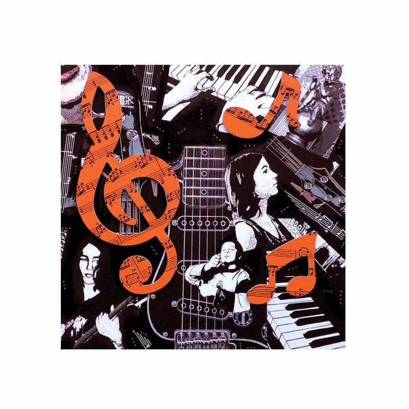 Note double de musique en bois à décorer | Décorez-moi