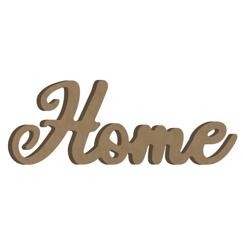 Mot home en bois à poser à décorer | Décorez-moi
