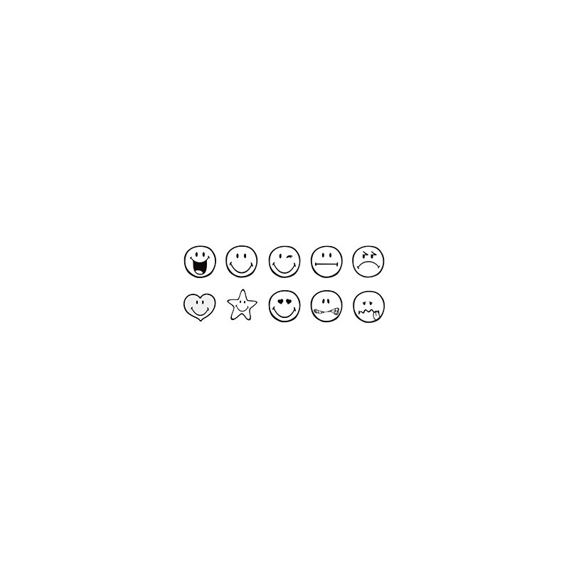 Tampon mousse Smiley | Décorez-moi