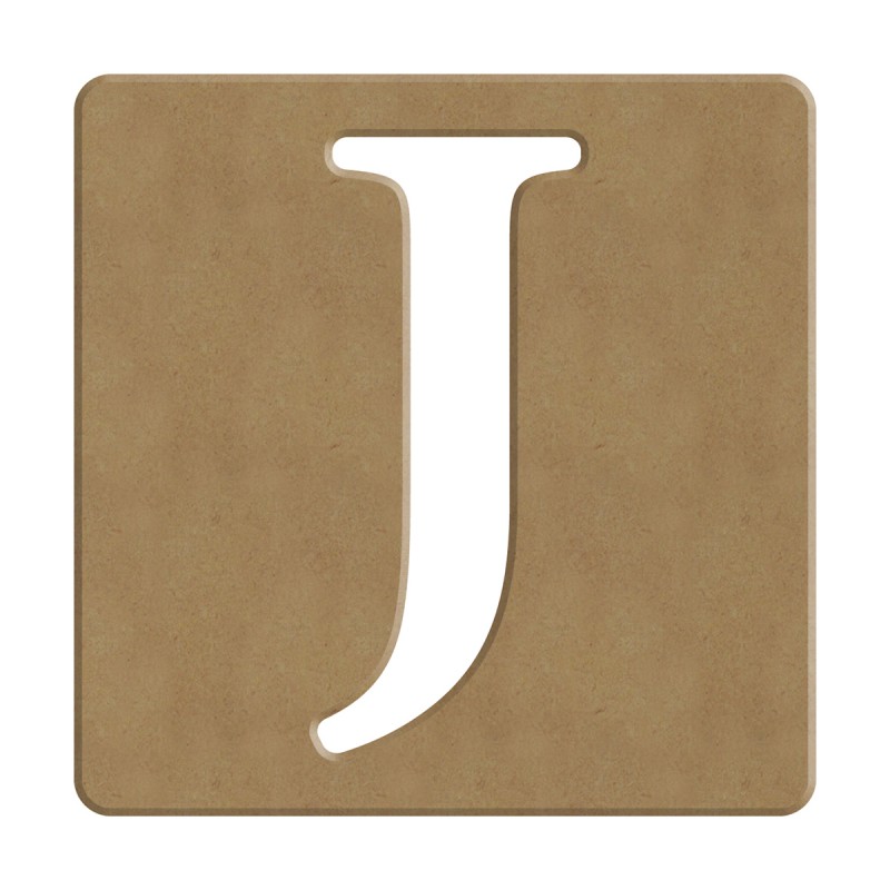 Lettre scrabble "J" en bois à décorer | Décorez-moi